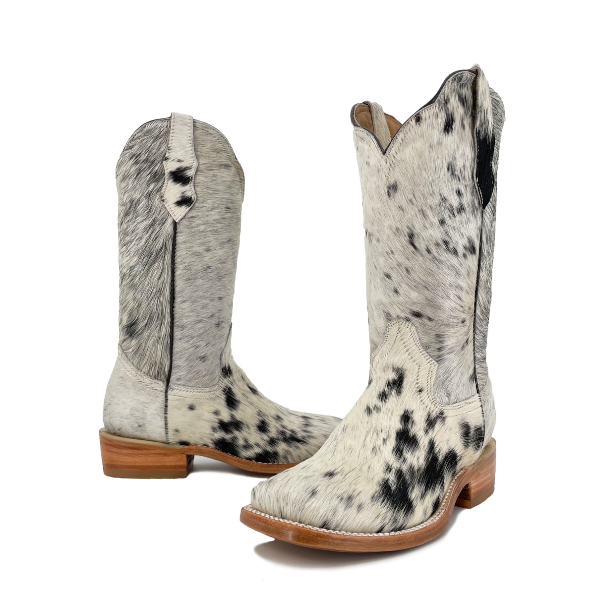 Women's Bulldog Cowhide Boots - Natural – Roman Boots TX RB